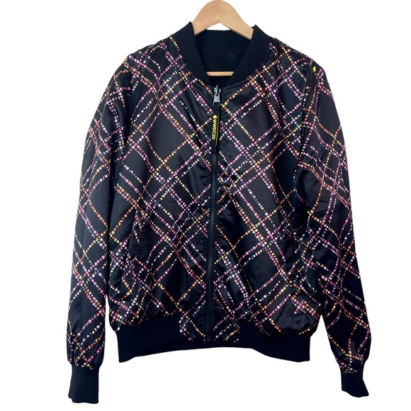 Apple | Jackets & Coats | Rare Apple Exclusive Reversible Emoji Plaid ...